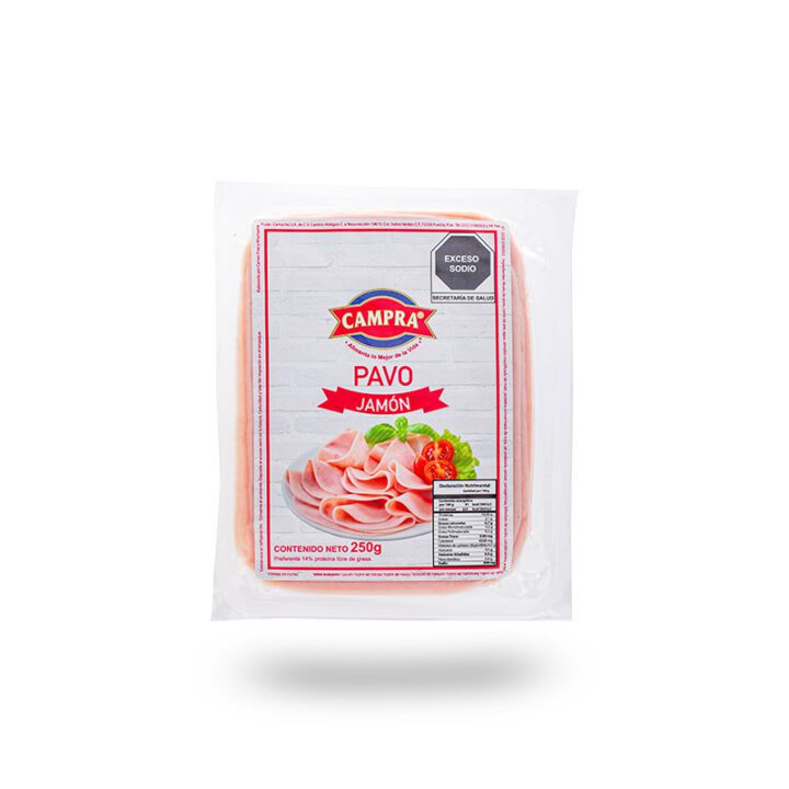 Jamón de Pavo Rebanado - Campra