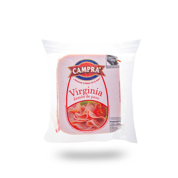 Jamón Virginia de Pavo Rebanado - Campra